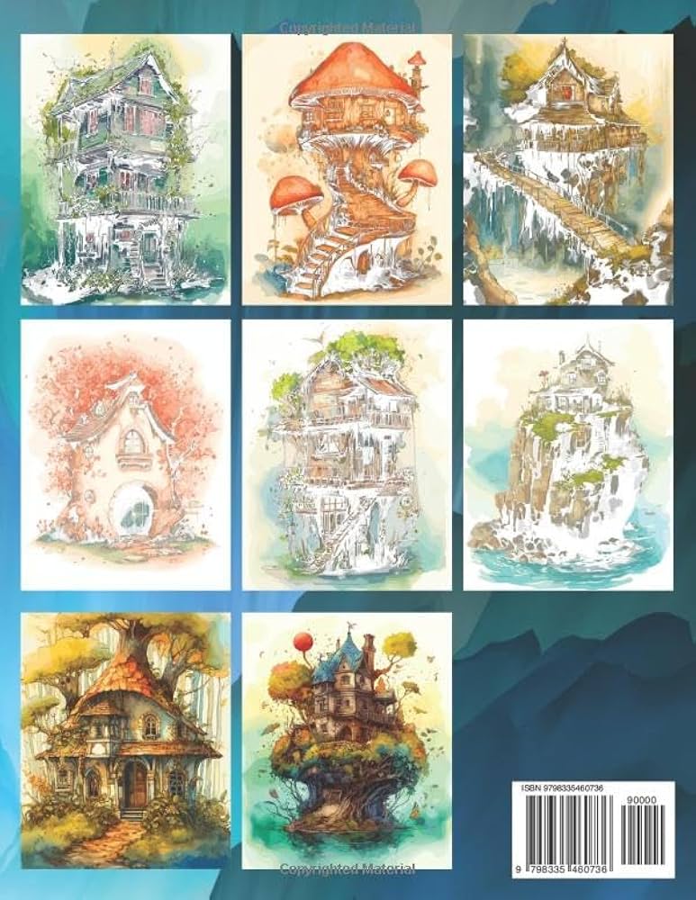 Ink Tracing Fairy Houses – Ross Art and Craft