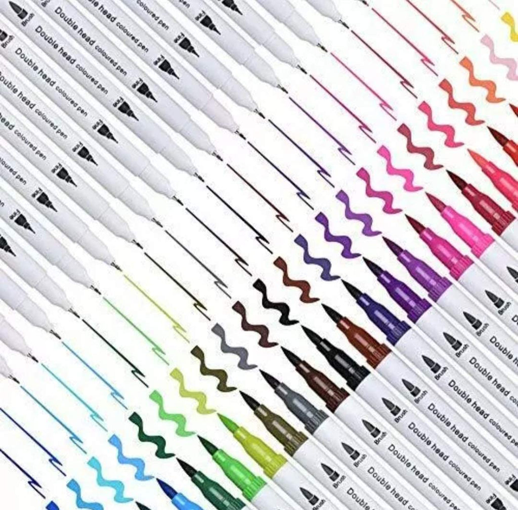 Dual Tip Brush Pens – Ross Art and Craft