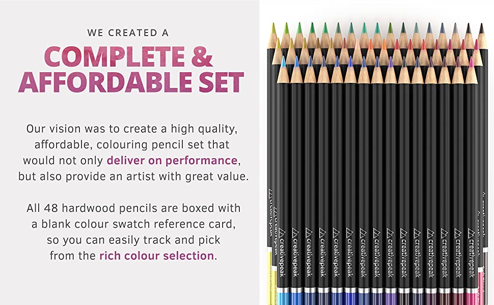 Creative Peak Colouring Pencils and Sets – Ross Art and Craft