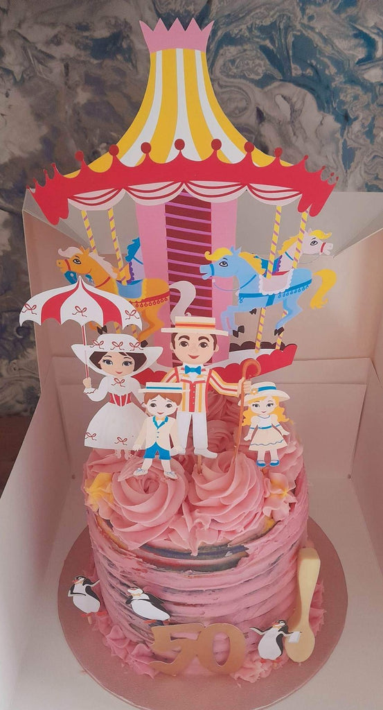Mary Poppins Cake Topper – Ross Art and Craft