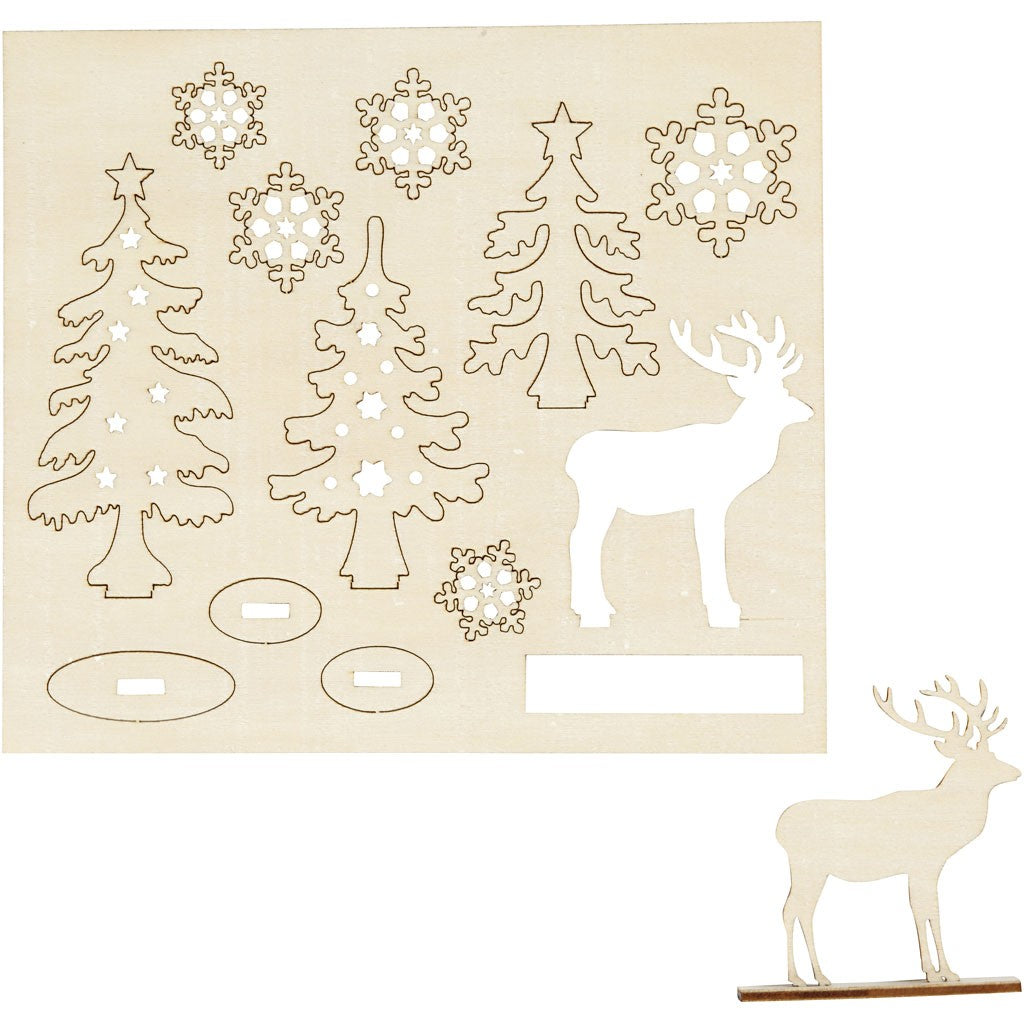 Laser Cut Christmas Designs – Ross Art and Craft