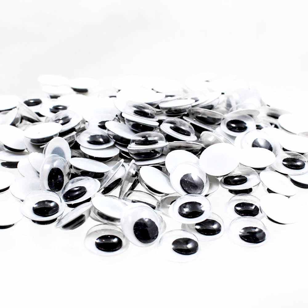 Stick On Eyes Wideskall Assorted Sizes Art Craft Wiggly Googly Eyes, 7 ...